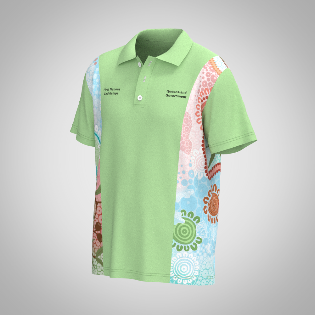 POLO CADET Green – AI Mockup